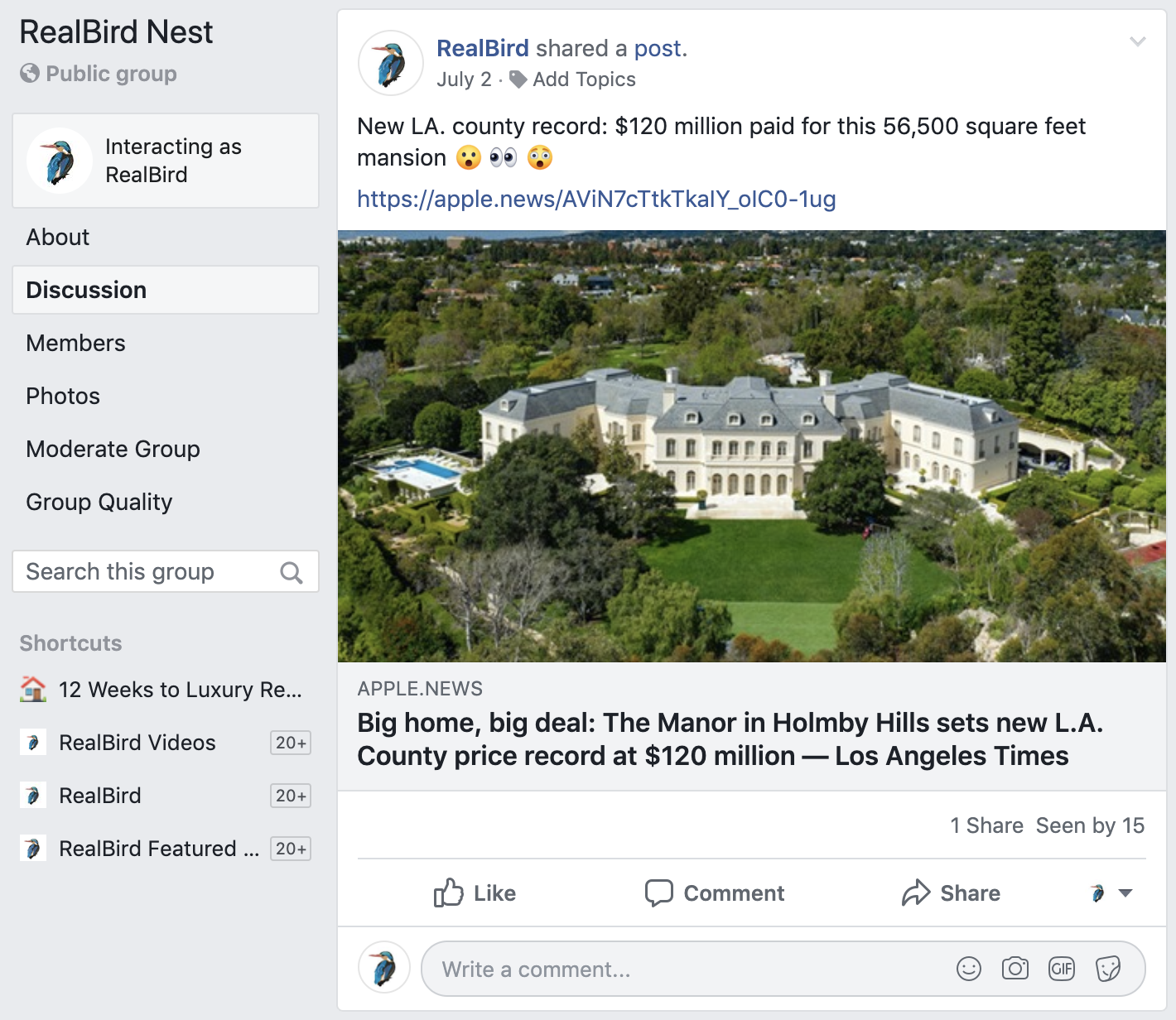 Join the RealBird Nest and get one of your listings featured | RealBird ...