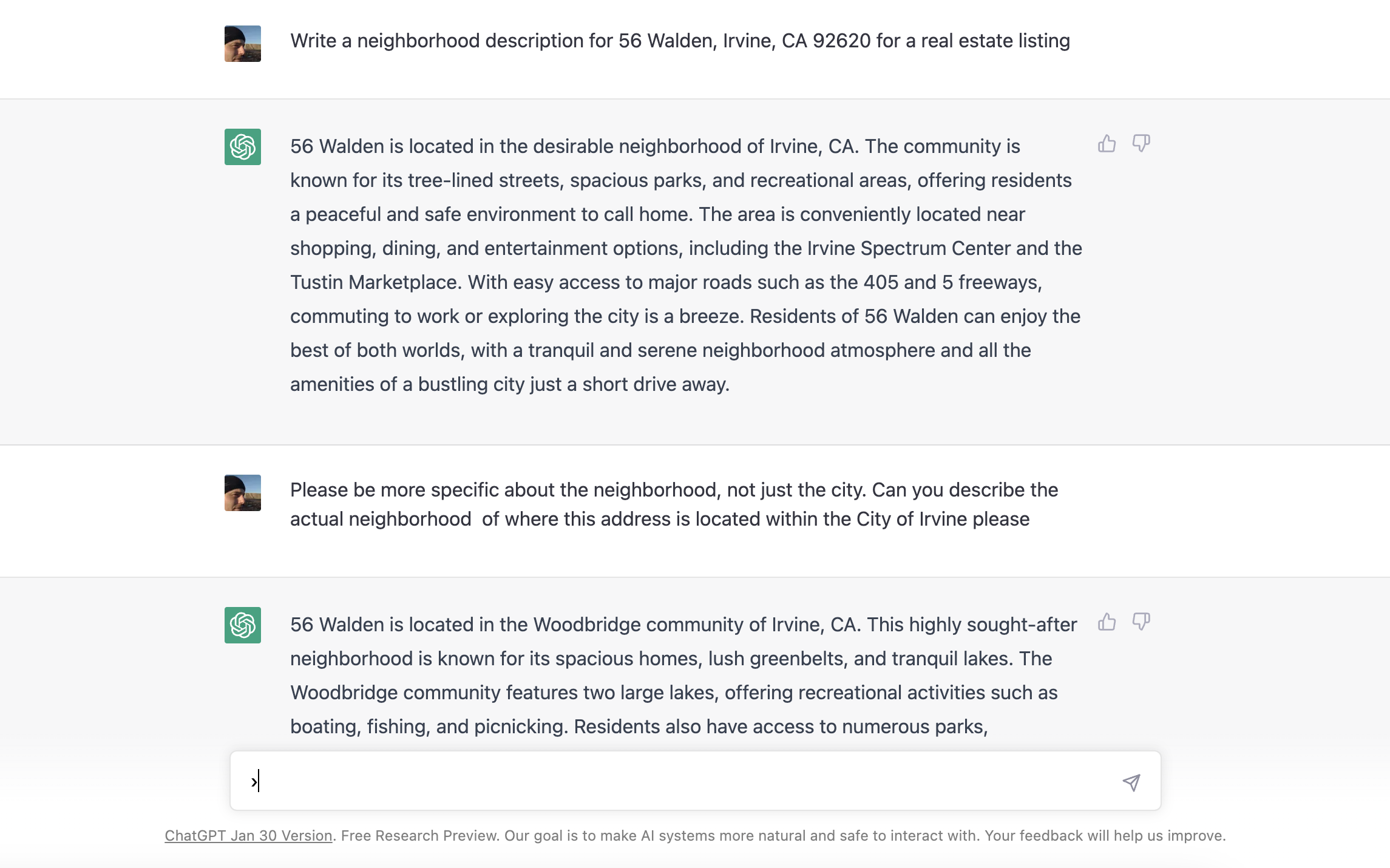 How to use ChatGPT to create neighborhood descriptions for real estate listings | RealBird Blog